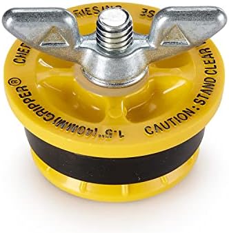 Cherne 2 in Pipe Plug, Mechanical, Yellow, Natural Rubber O-ring, ABS ...