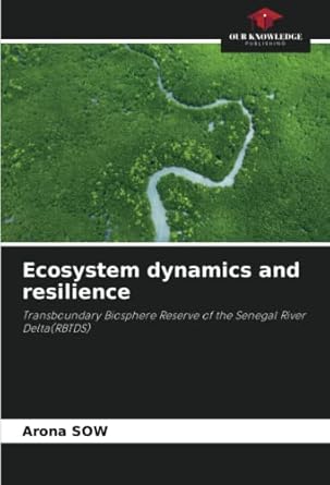 Ecosystem dynamics and resilience : Arona SOW: Amazon.in: Books