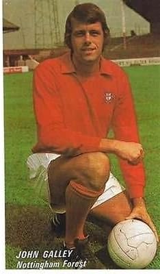 Football League Review Magazine Nottingham Forest JOHN GALLEY player ...