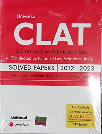 Clat Solved Paper 2023: LexisNexis: 9789395116398: Books - Amazon.ca