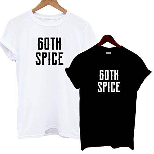 Goth Spice Slogan T Shirt : Amazon.co.uk: Fashion