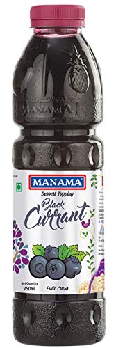 Manama Black Currant Crush for Ice Creams and Shakes, 750ML : Amazon.in ...
