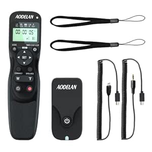 Buy AODELAN Wireless Shutter Release Timer Zoom Controller Camera Remote Control for Sony A7,A7 ...