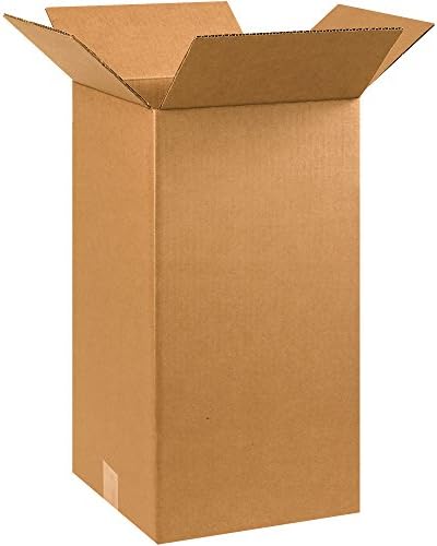 Amazon.com: BOXES FAST 10 x 10 x 20 Corrugated Cardboard Boxes, Tall 10 ...