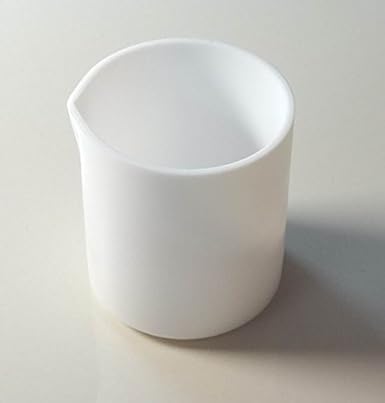 100 Ml PTFE Teflon Beaker, Crucible, Cup, for Chemistry & Biology Lab ...