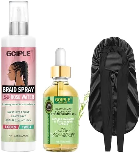 Amazon.com : Braid Spray Rose Mint for Dreads Dreadlocks - Braids Locks ...