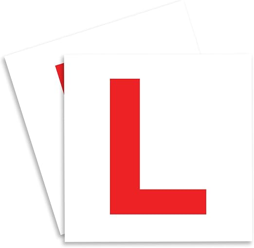 ARVO 2 Pack Magnetic L Plates for Cars – Strong & Thick Learner Plates ...