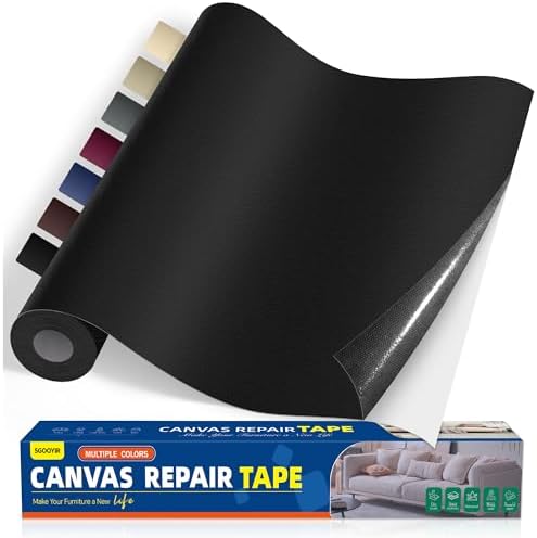 Self-Adhesive Canvas Repair Tape, 16" x 40" Waterproof Canvas Repair ...