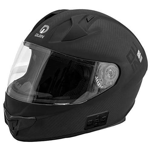 Quin Ghost Double Zero Carbon Fibre Smart Helmet (Large) - Want It All
