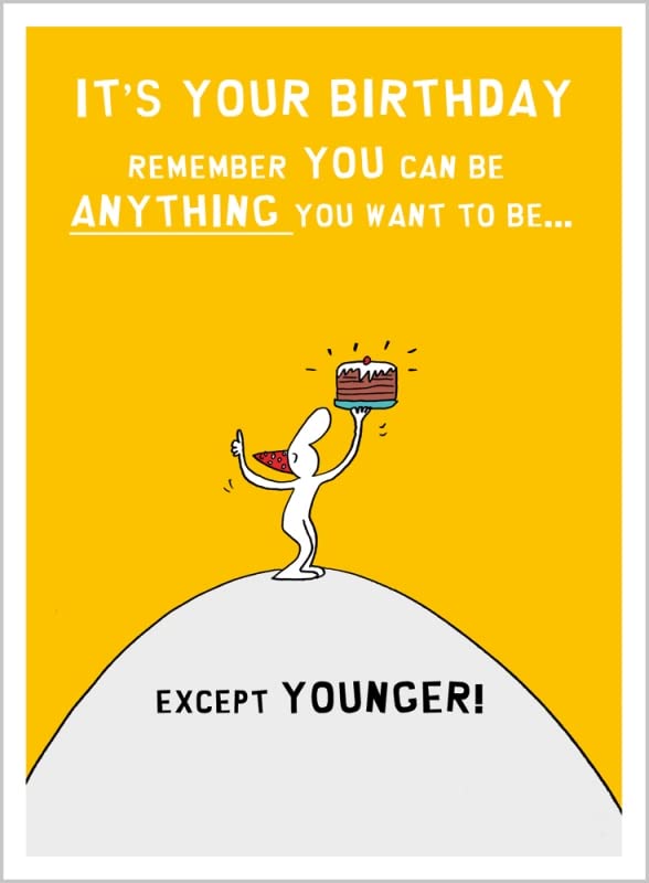 Buy Abacus Cards Funny Illustrated Male/Female 'Happy Birthday' Card ...