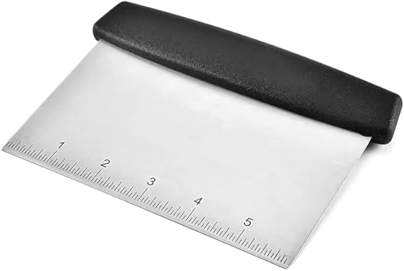 Amazon.com: Bench Scraper Dough Pastry Bench Cutter Scraper, Stainless ...