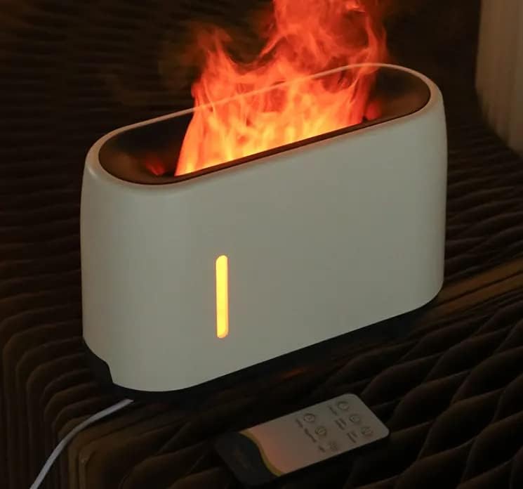 Airlys Flame Diffuser: 150ml Aromatherapy with 7-Color LED Light ...