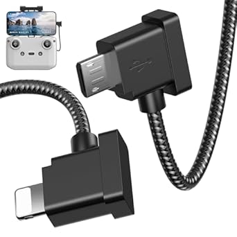 Amazon.com: for DJI Micro USB to for Lightning Remote Controller Cable ...
