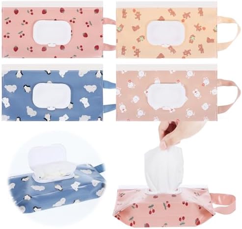 Amazon.com : Baby Wipe Holder,Wipe Dispenser, 3-Pack Portable ...