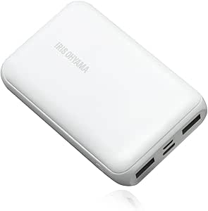 Amazon | アイリスオーヤマ モバイルバッテリー 大容量 10000mah 軽量 小型 PD 急速充電 18W対応 USB 3ポート ...