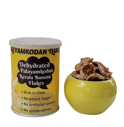 Palayamkodan Kerala Banana Flakes, Dehydrated, No Added Sugar, No ...