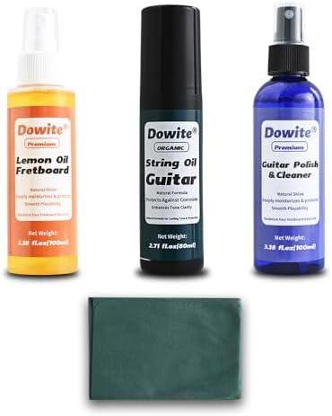 Amazon.com: Dowite Guitar Cleaning Maintenance Care Kit - All-in-One ...