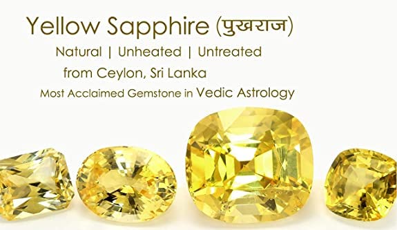 DeepMines 9.25 Carat Pushkaraj Ratna Natural Yellow Sapphire Stone ...
