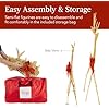 Amazon.com: Best Choice Products 4ft 3-Piece 2D Lighted Christmas Deer Family Set, Large Outdoor ...