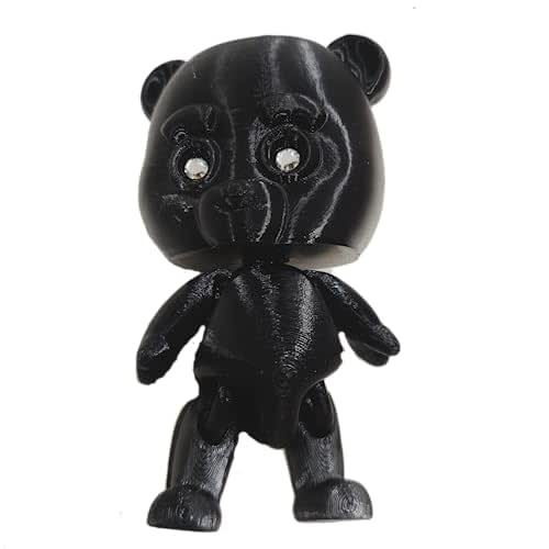 Amazon.com: FlexiMech Teddi The Bipolar Teddy Bear Onyx Black Two Face ...