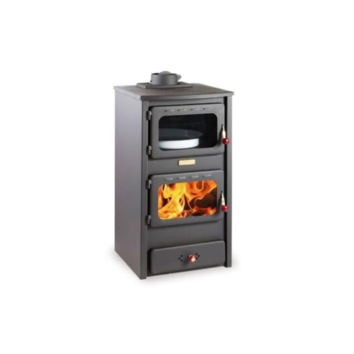 Buy Wood Burning Stove Fireplace Log Burner Solid Fuel with Oven and ...
