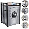 Amazon.com: HOLMZCED Thicked Steel Washer Dryer Stacking Rack Stand ...