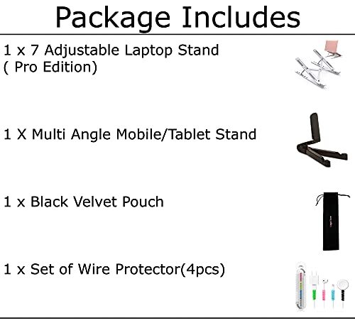 Buy Mega Store Aluminum Ergonomic Foldable Portable & Universal Tablet ...