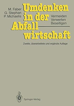 Amazon.com: Umdenken in der Abfallwirtschaft: Vermeiden, Verwerten ...