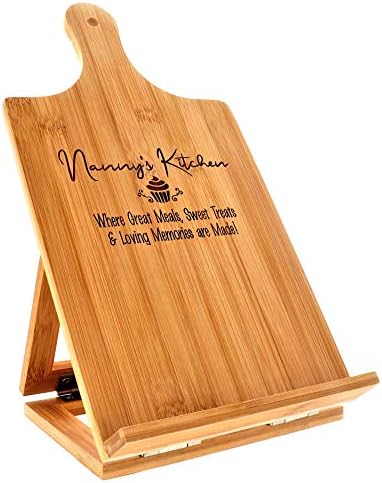 Amazon.com: Sister Gift - Recipe Cookbook Holder Stand Custom Engraved ...