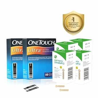 OneTouch Ultra Test Strips | Pack of 100 Test Strips with 100 OneTouch ...