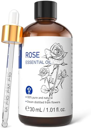 Amazon.com: HIQILI Rose Essential Oil 1 Fl Oz, 100% Natural Therapeutic ...