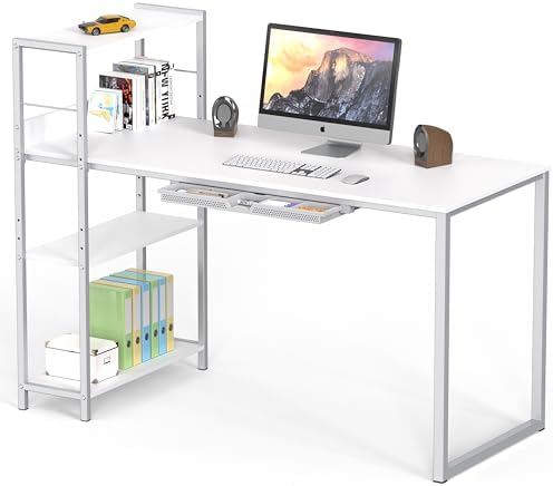 Amazon.com: Amazon Basics Rectangular Classic Home Office Computer Desk ...