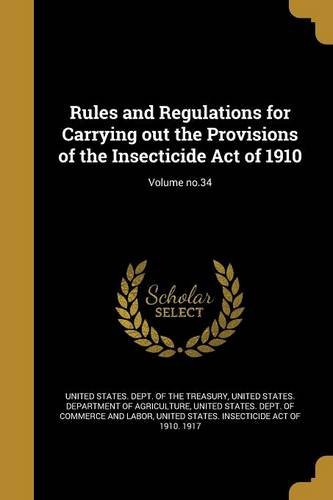 Rules and Regulations for Carrying Out the Provisions of the ...