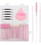 Amazon.com: Upgrade 206pcs Disposable Makeup Applicators Kit, Mascara ...