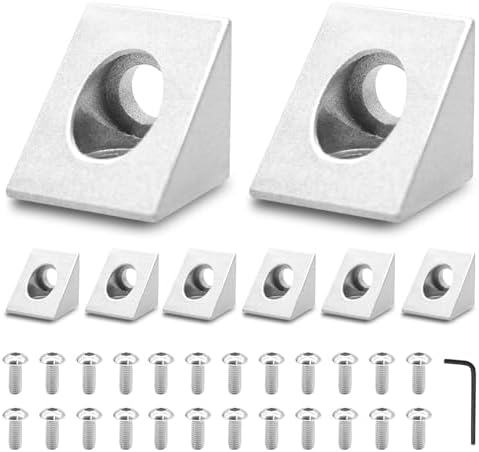 Amazon.com: SeekLiny 26pcs 4040 Aluminum Extrusion Corner Angel Bracket ...
