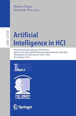 Buy Artificial Intelligence in HCI: Thematic Area, HIMI 2024, Held as ...