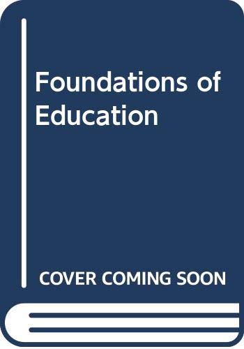 Amazon.com: Foundations of Education: 9780395771044: Allan Ornstein: Books