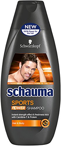Amazon.com : SCHAUMA MEN SHAMPOO SPORTS POWER 250 ml : Beauty ...