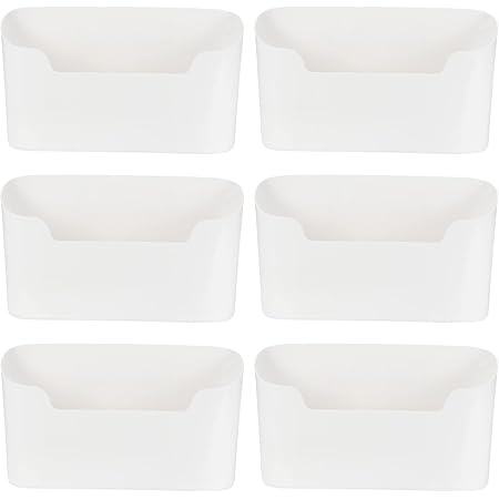 Amazon.com : uxcell 6 Pcs Wall Mount File Holder, Paper Magazine Mail ...