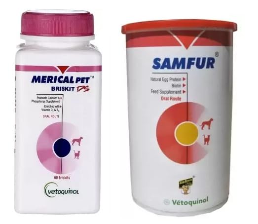 SAVSUBH Merical Briskit Calcium and Phosphorus Dog Supplement 60 ...