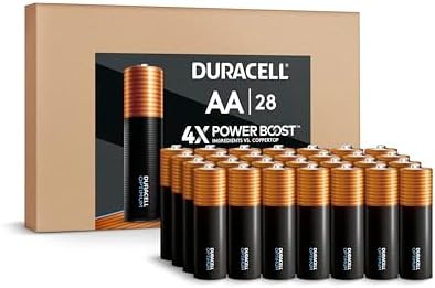 Amazon.com: Duracell Optimum AA Batteries 28 Count (Pack of 1) with ...
