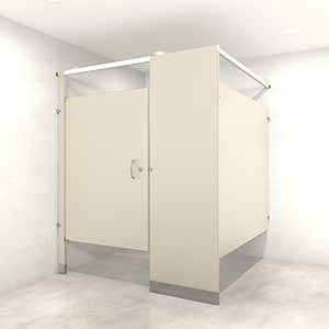 Amazon.com: Floor Mounted Overhead Braced Bathroom Partitions - Hadrian Powder Coated, Eco ...