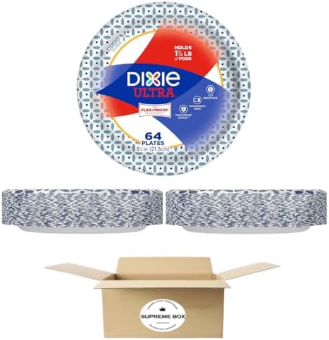 Amazon.com: Dixie Ultra Disposable Paper Plates, 8 ½ inch, Lunch or ...