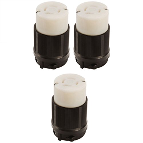 OCSParts L16-20R Grounding Locking Connector, 20A 480V AC, 3 Pole 4 ...