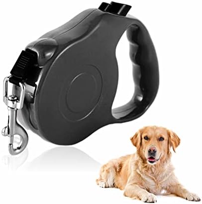 Retractable Dog Lead 5m Strong Extendable Dog Leash Black Color Heavy ...