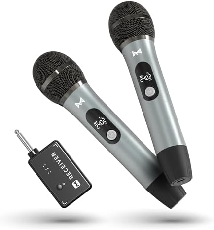 Amazon.com: Wireless Microphones, Wireless Microphone with One-To-One ...
