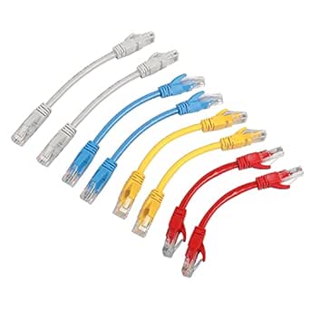 RIIEYOCA Short Cat6 Ethernet Patch Cable 0.5ft,High Speed Internet ...