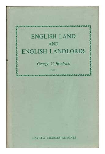 English Lands and English Landlords : Brodrick, George L.: Amazon.in: Books