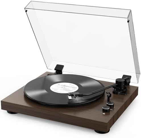 Amazon.com: Belt-Drive Bluetooth Turntable with Magnetic Cartridge ...