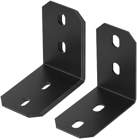 Amazon.com: 4 Pcs L Angle Timber Brackets for 4x4 Beam to Post, 3x5x5 ...